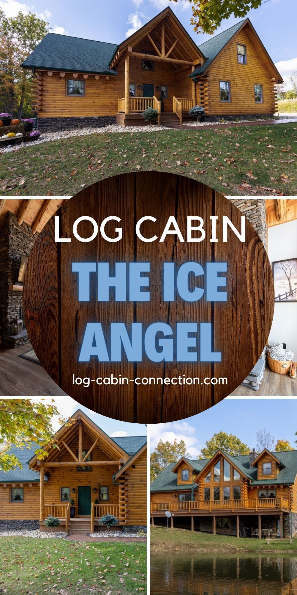 The Ice Angel Cabin is a Classic Lakeside Retreat - Log Cabin Connection