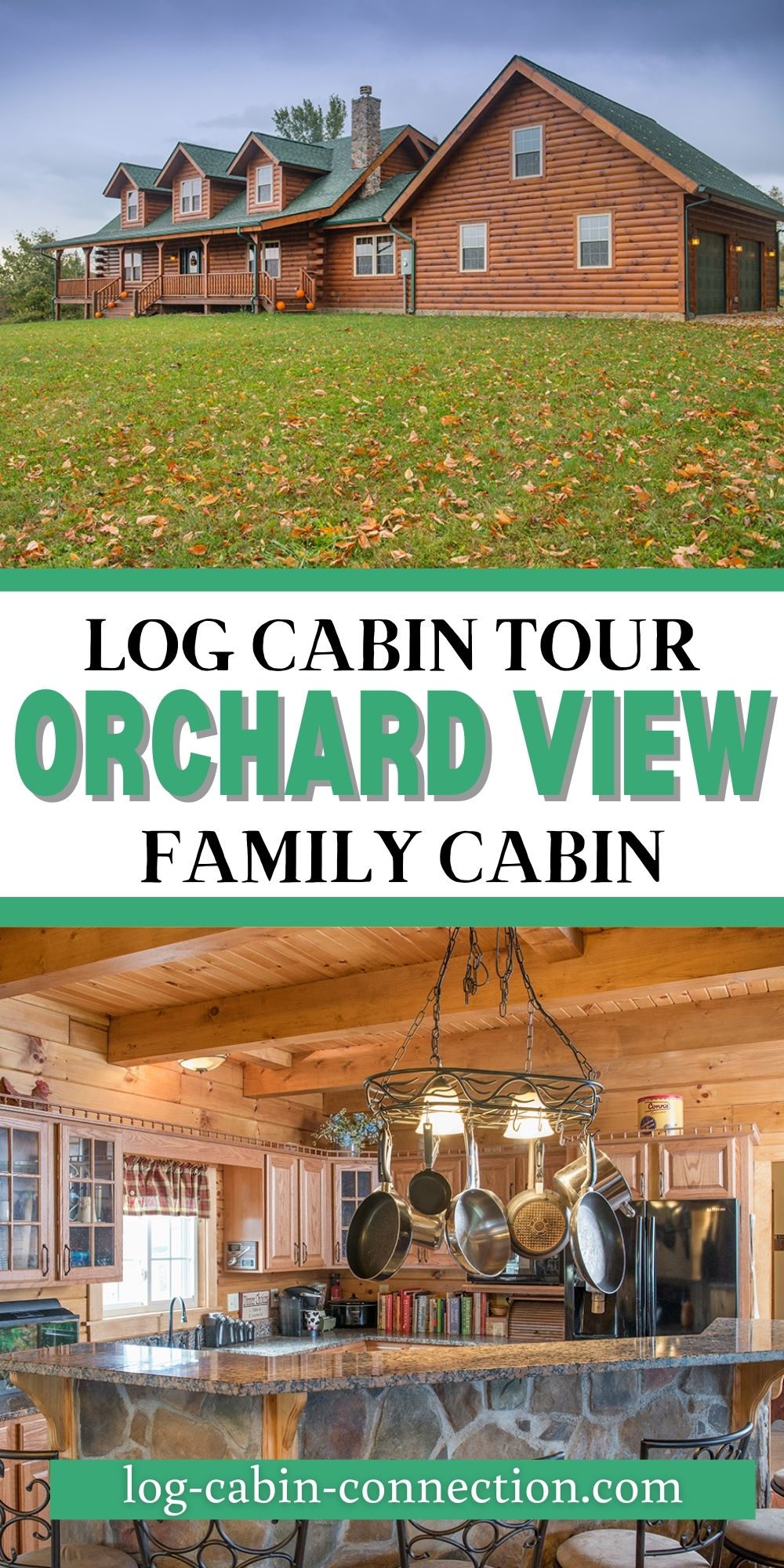 The Orchard View Log Home Is Built With Families in Mind