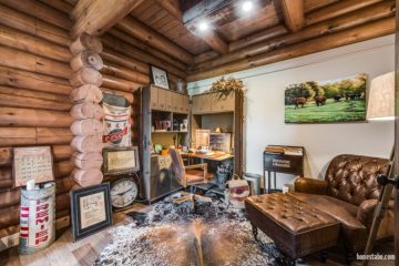 A Stunning Chef's Kitchen is the Star of the Patterson Log Cabin