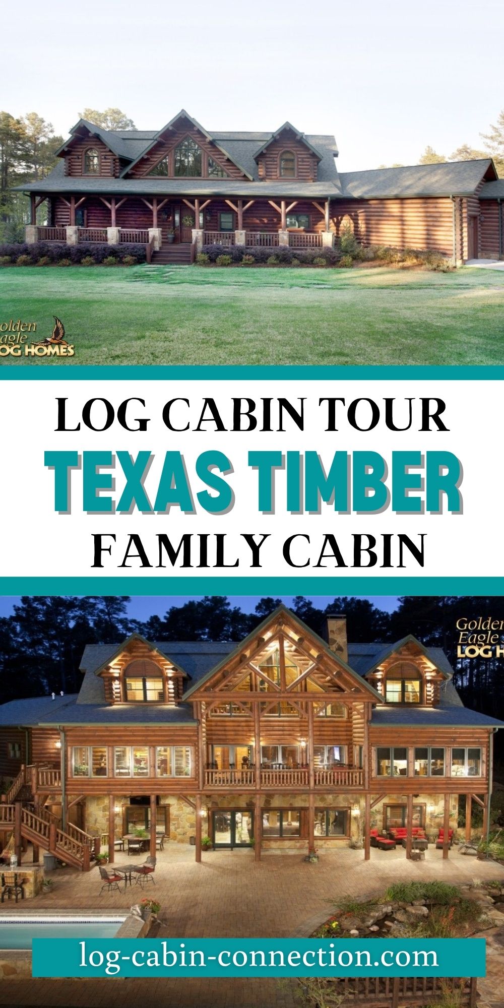 The Texas Timber Log Cabin Has 2 Modern Kitchens