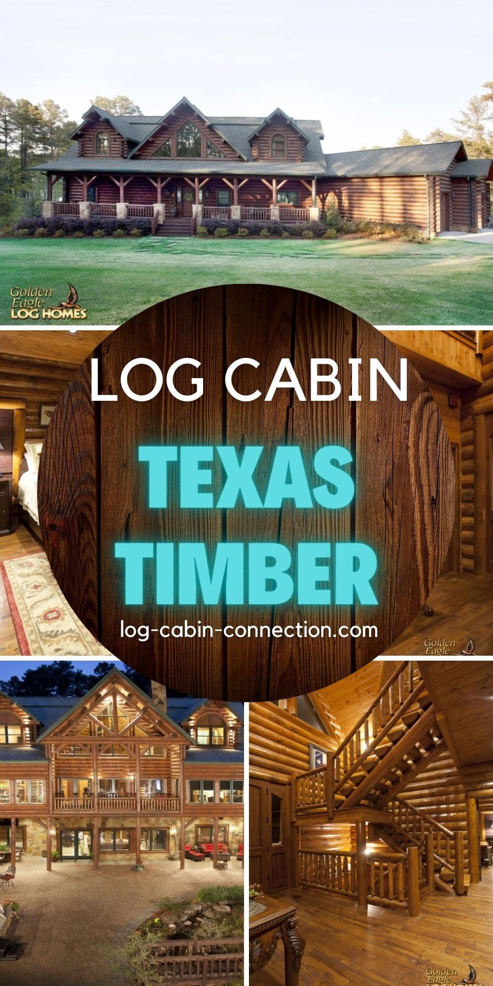 The Texas Timber Log Cabin Has 2 Modern Kitchens
