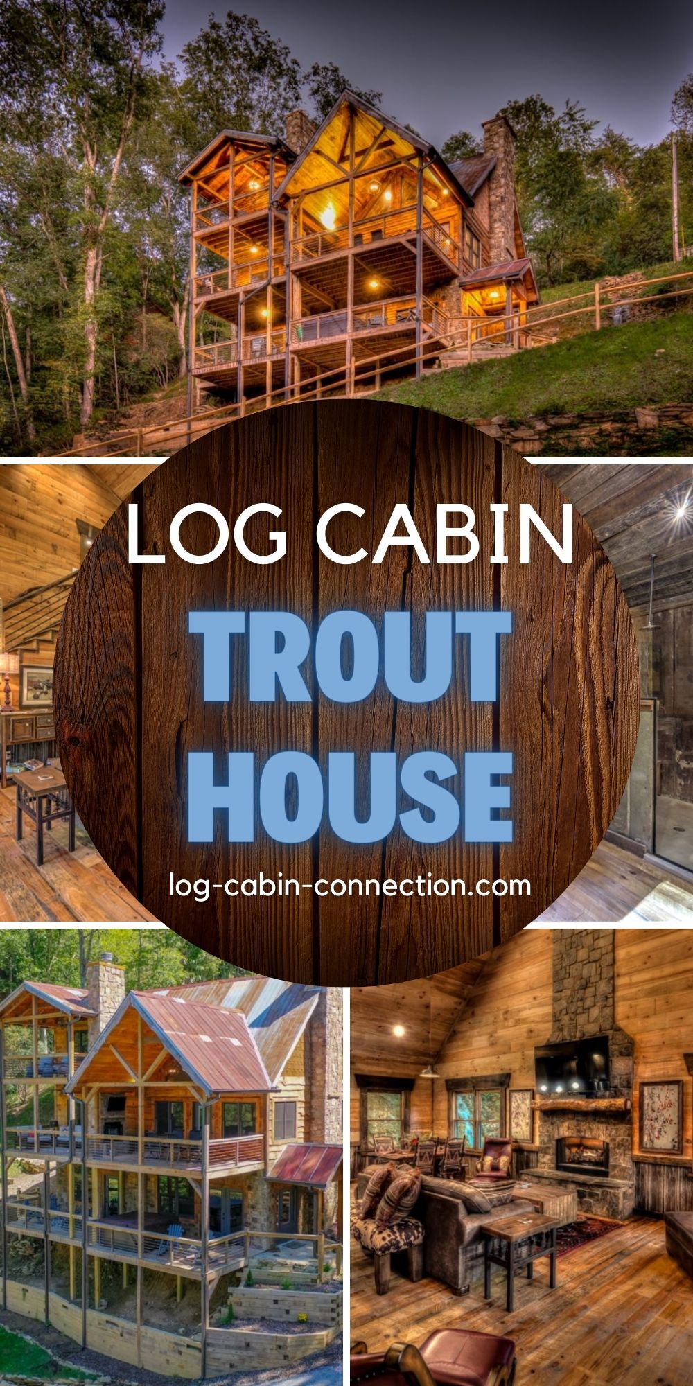 Trout House Cabin Retreat Easily Sleeps 10 People