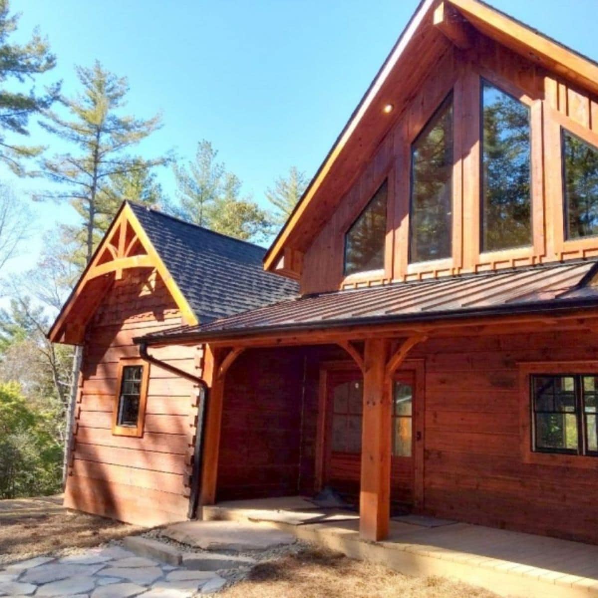 The Genesis Log Cabin Has an Expansive Great Room - Log Cabin Connection
