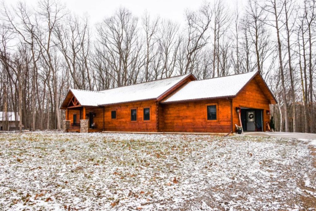 Covered Porches Make the Howell Log Cabin Welcoming