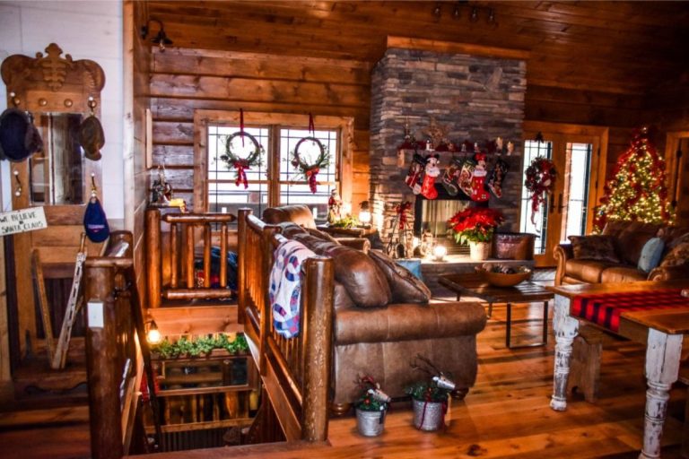 Covered Porches Make the Howell Log Cabin Welcoming