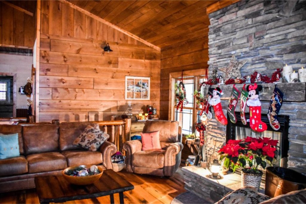 Covered Porches Make the Howell Log Cabin Welcoming