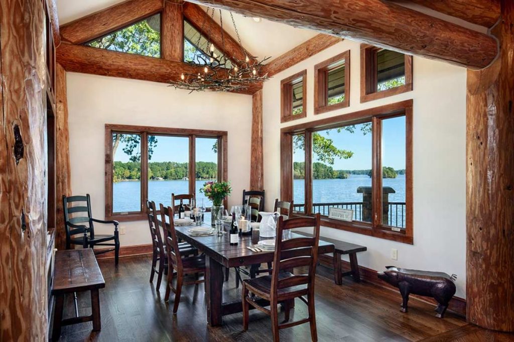 Lake Gaston Cabin Has a Basement Suite You'll Adore