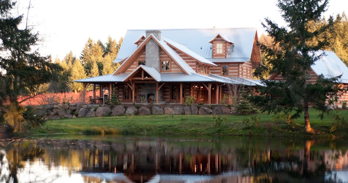 Leuthold Prestwick Log Cabin Is The Luxury Home of Your Dreams