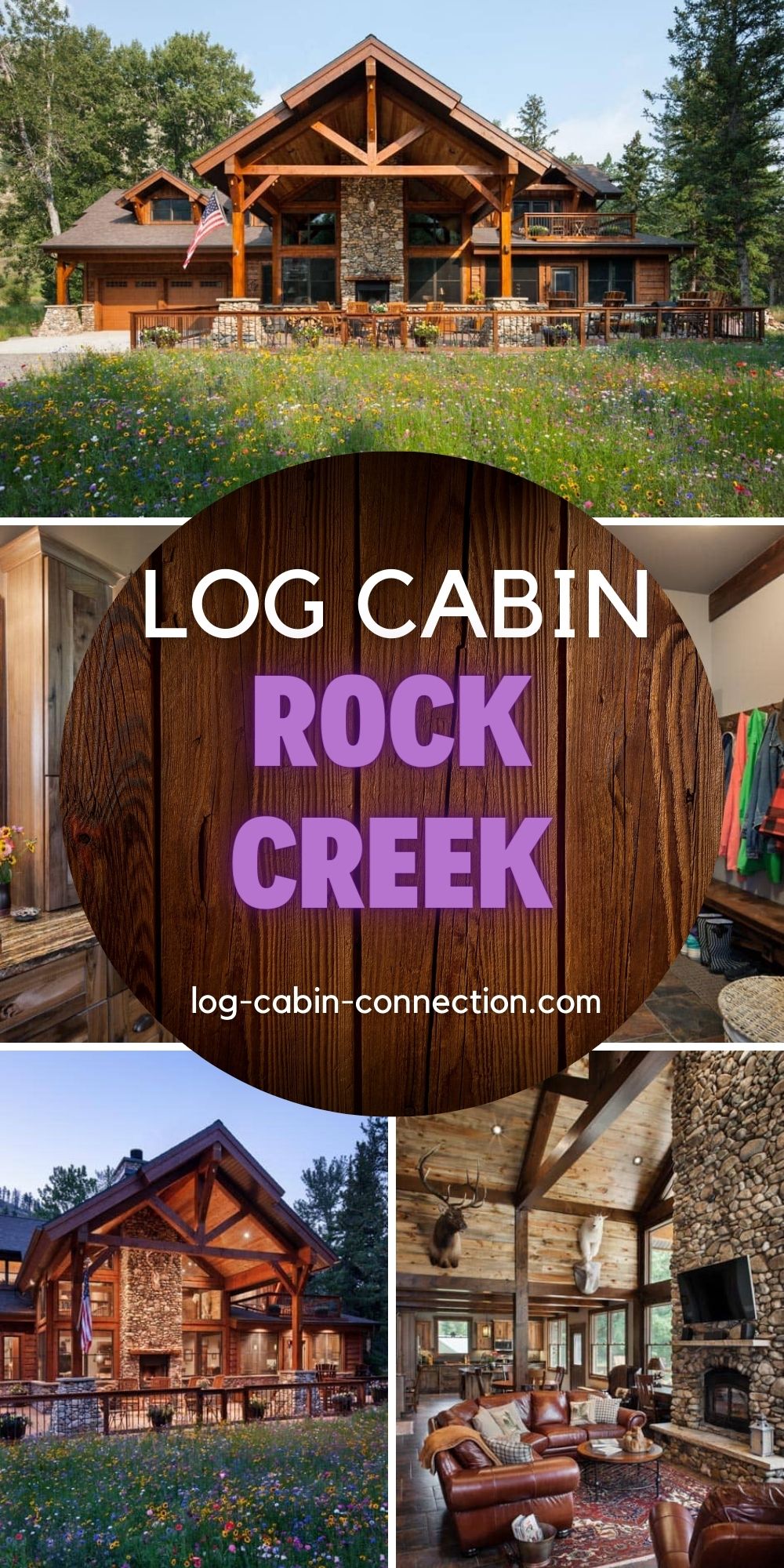 The Rock Creek Log Cabin Is A Gorgeous Family Home