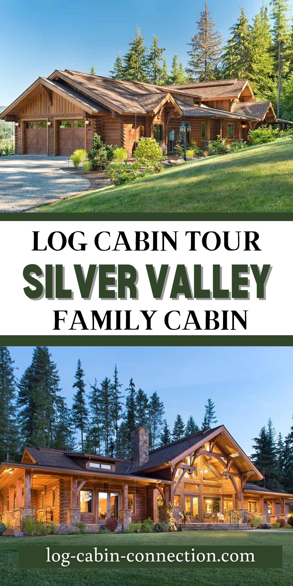 The Hilltop Silver Valley Log Cabin Is Sure to Impress