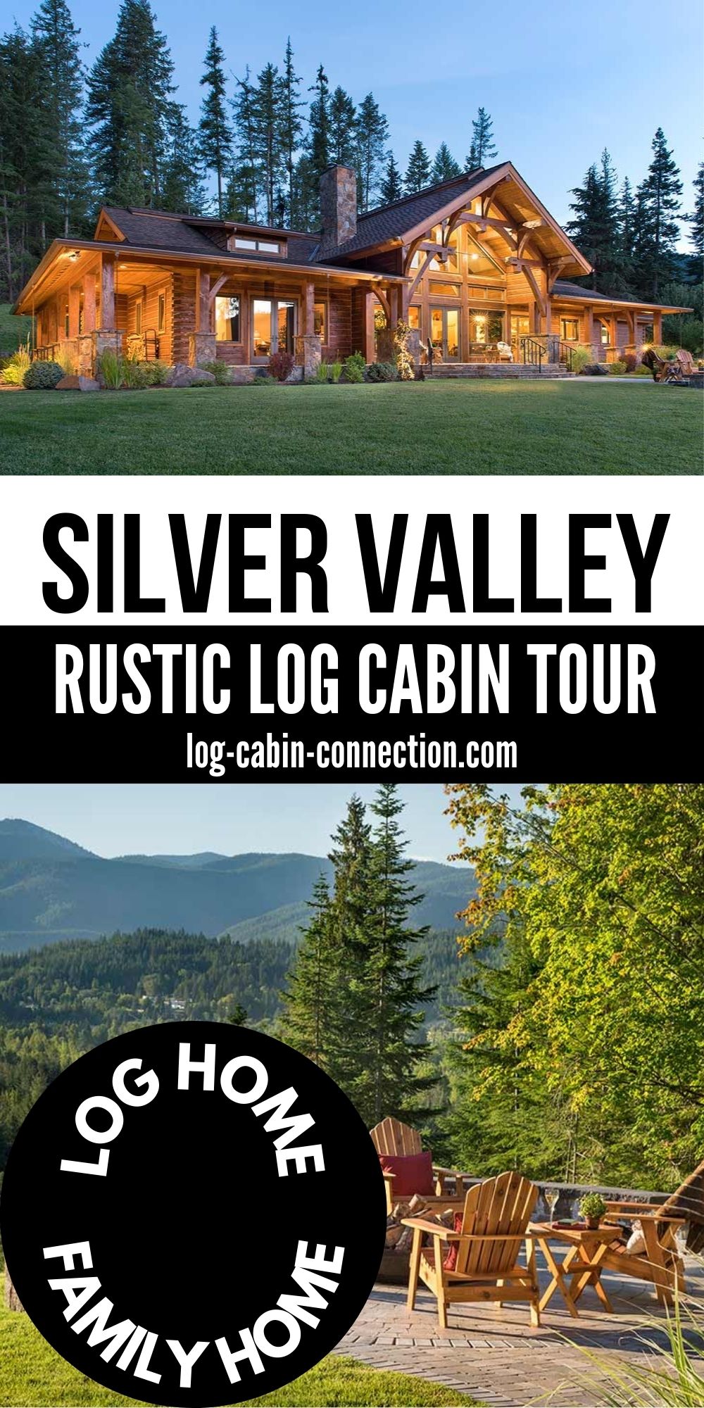 The Hilltop Silver Valley Log Cabin Is Sure to Impress