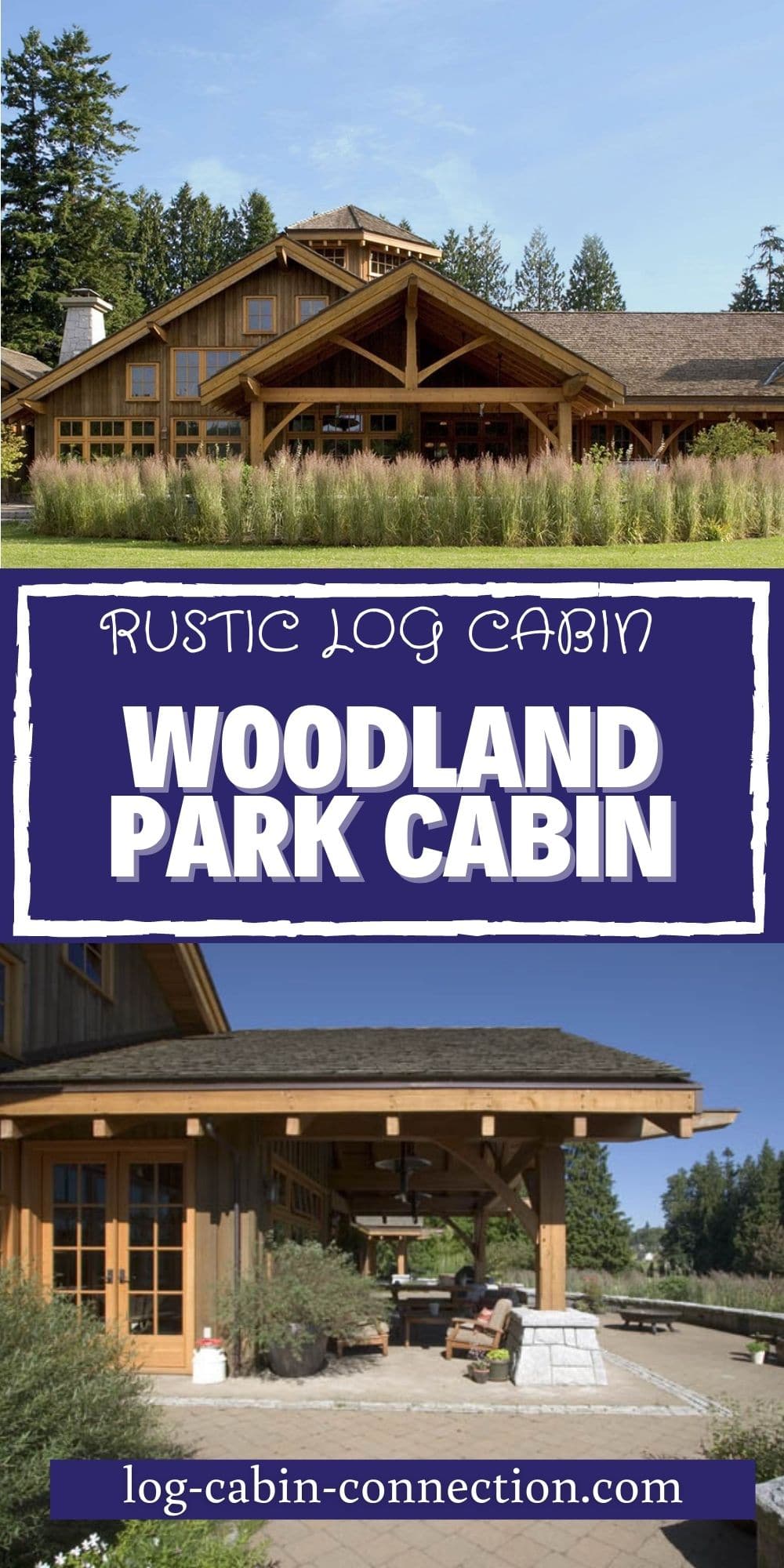 Woodland Park Uses Log Cabin Foundations In Modern Style