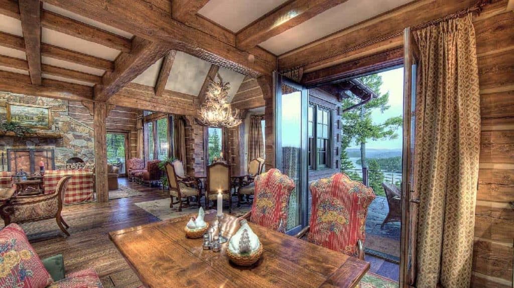 The Luxe Log Cabin Has Gorgeous Dovetail Features