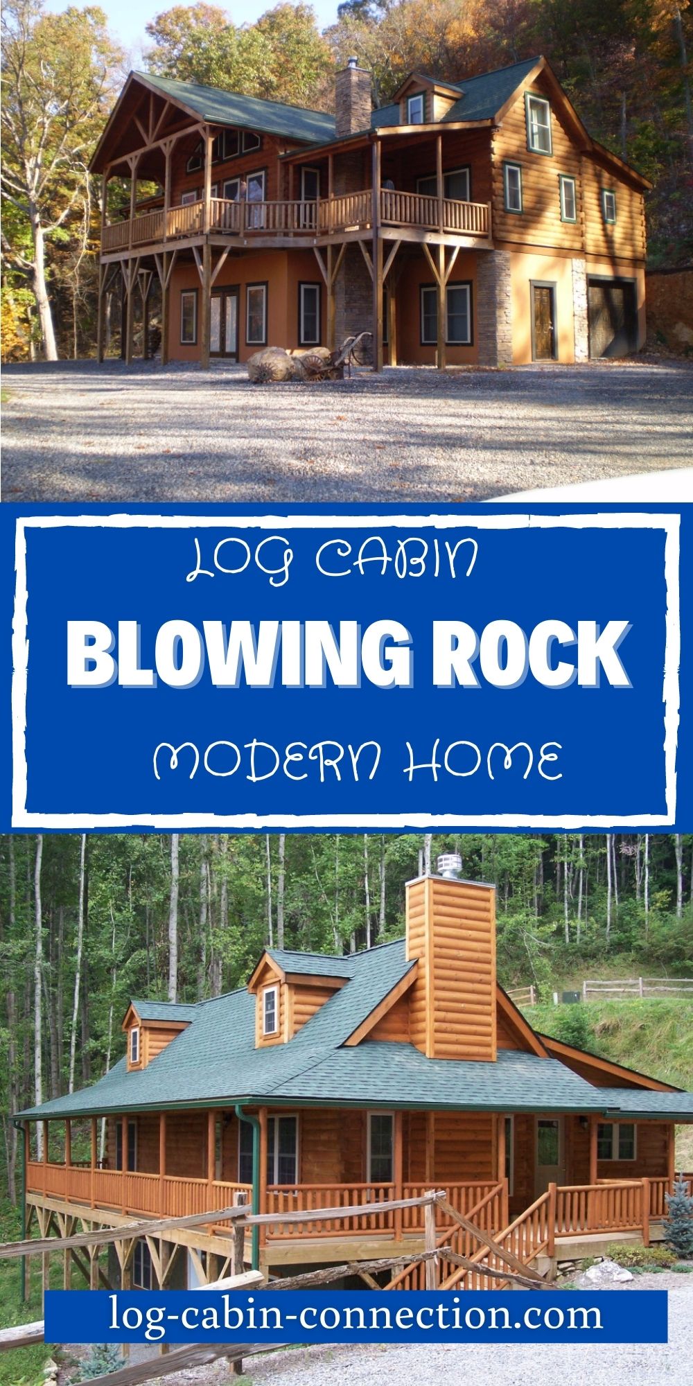The Blowing Rock Log Cabin Model Has Multiple Variations