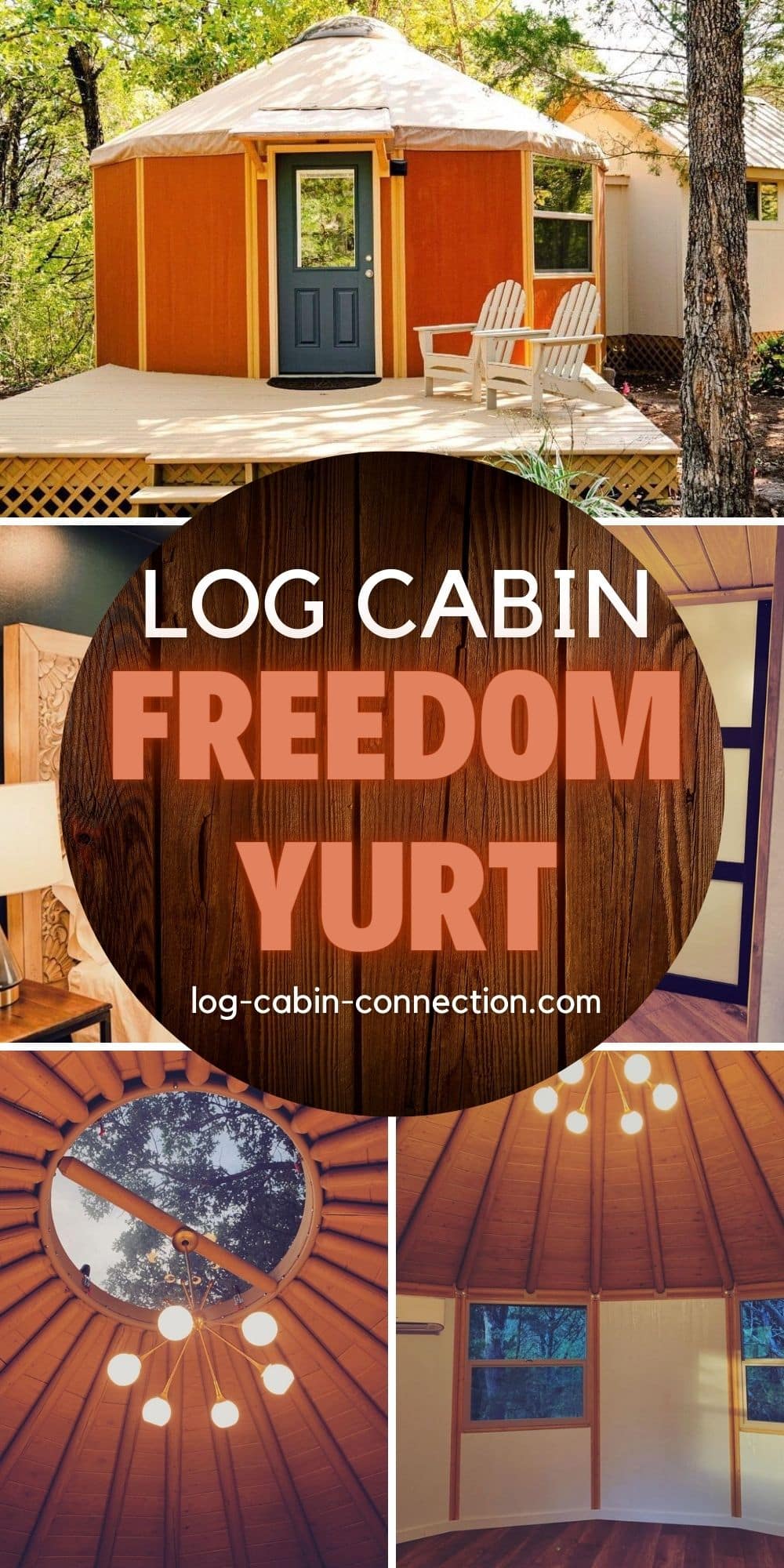 A Customizable Freedom Yurt is A Fun Cabin Style - Log Cabin Connection