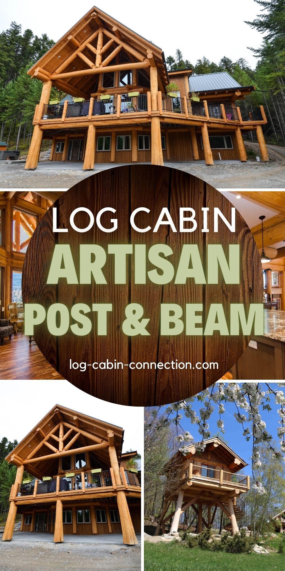 The Artisan Post & Beam Style Cabin is the Ideal Vacation Retreat
