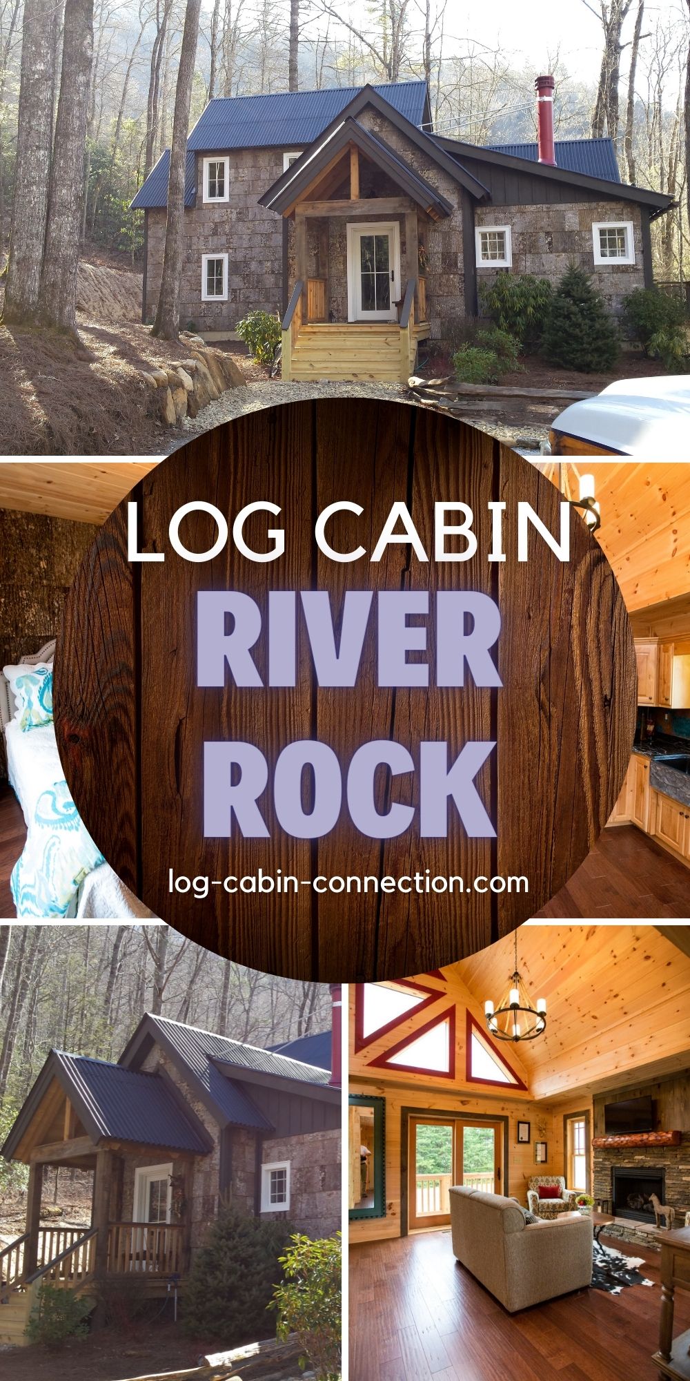 The River Rock Cabin Fits Everything Needed in Just 802 SQ FT