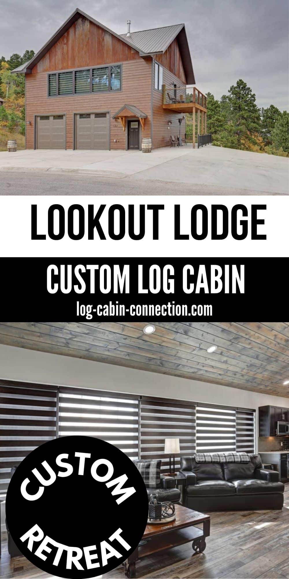 3 Bedroom Lookout Lodge Cabin Easily Sleeps 10