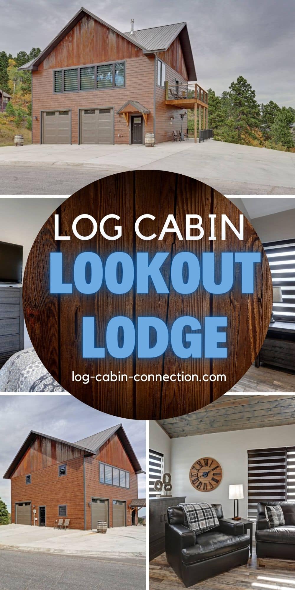 3 Bedroom Lookout Lodge Cabin Easily Sleeps 10
