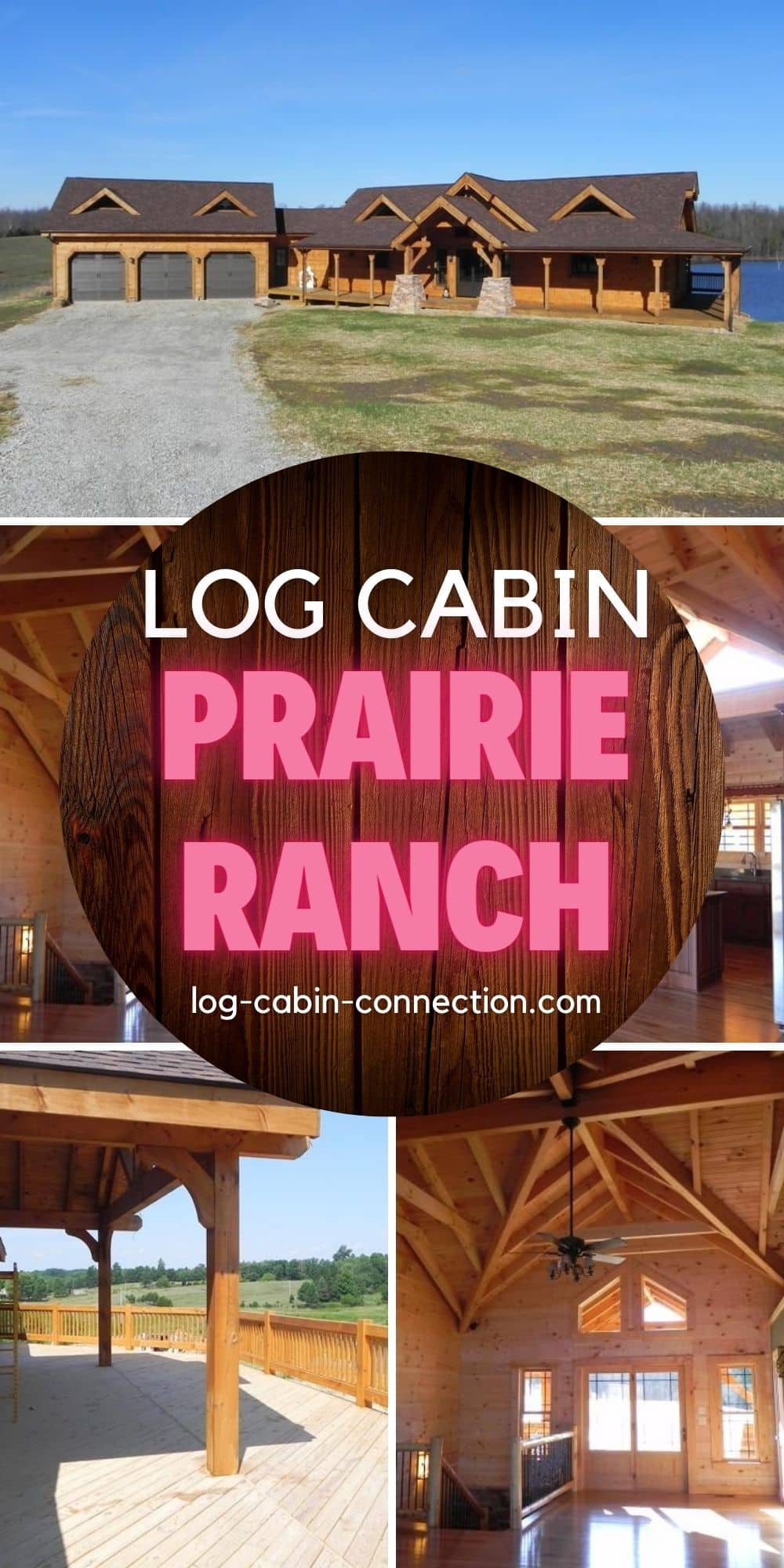 Prairie Ranch Log Cabin Model Adapts Easily to Your Style