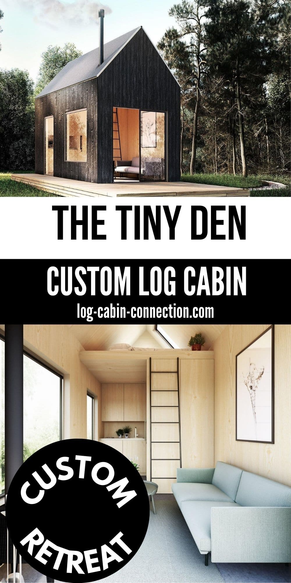 The Den Tiny House Cabin Is a Modern Wonder