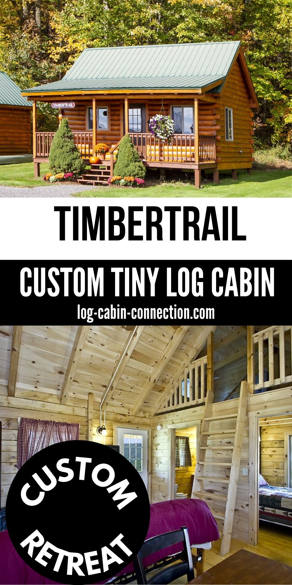 The Timbertrail Tiny Log Cabin Is The Perfect Retreat