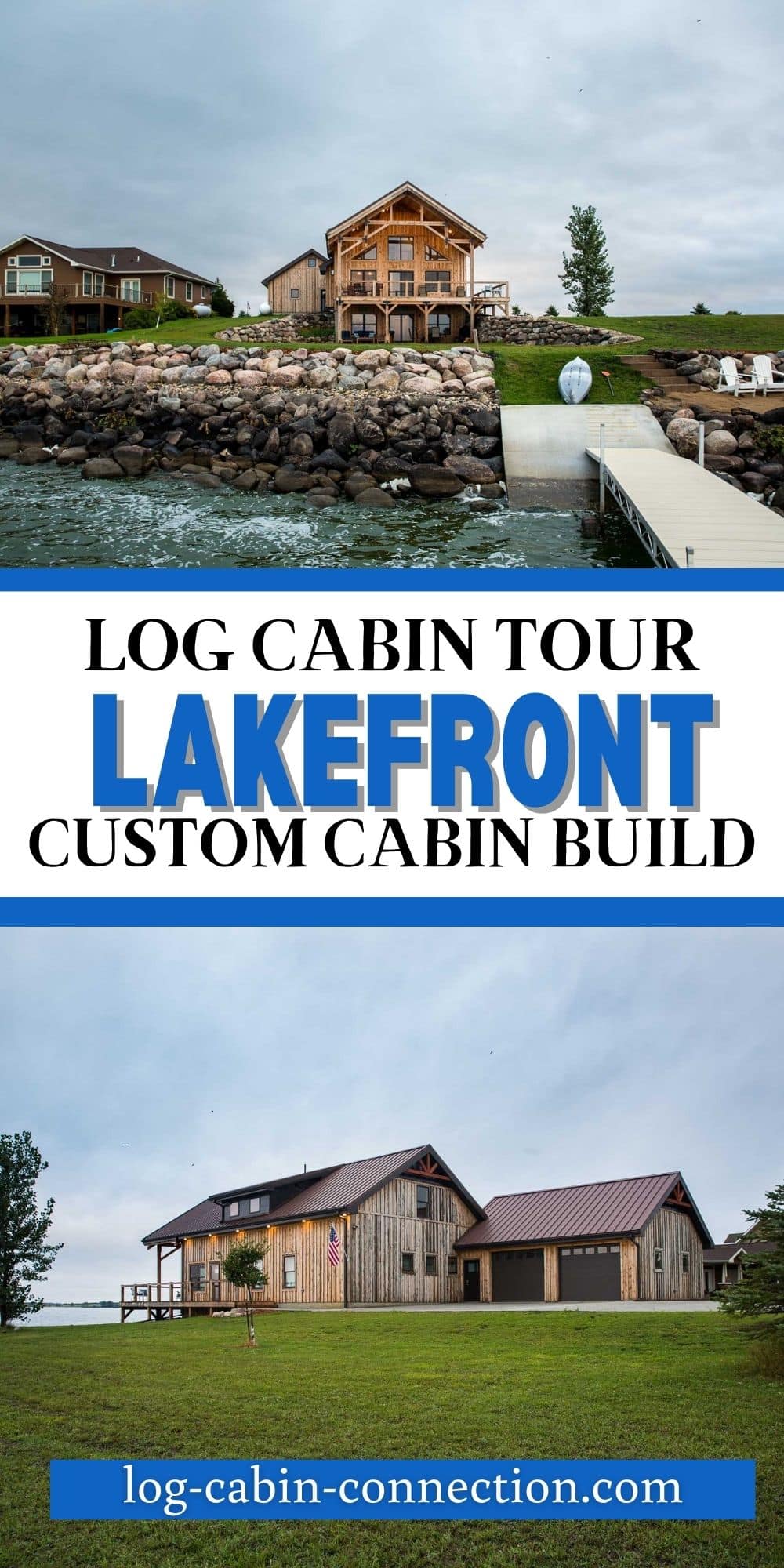 Lakefront Cabin is Filled with Natural Light and Cozy Spaces