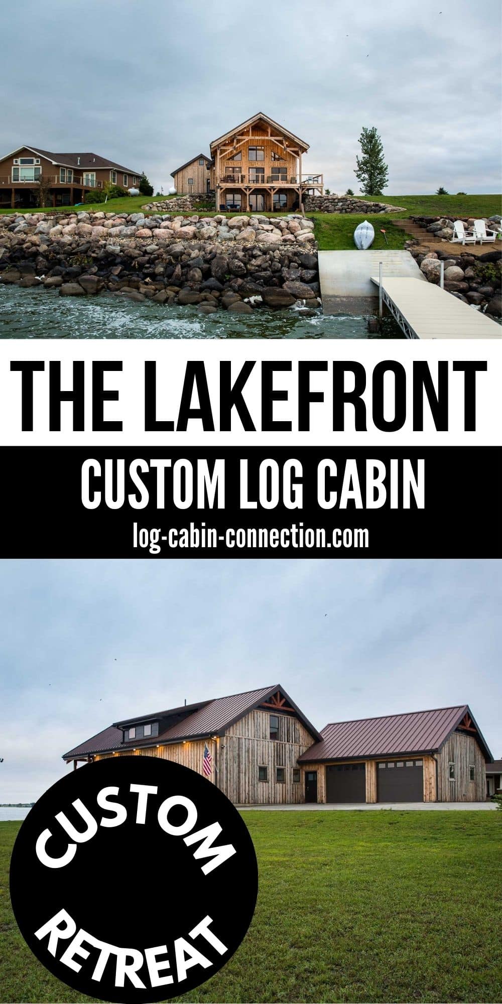 Lakefront Cabin is Filled with Natural Light and Cozy Spaces