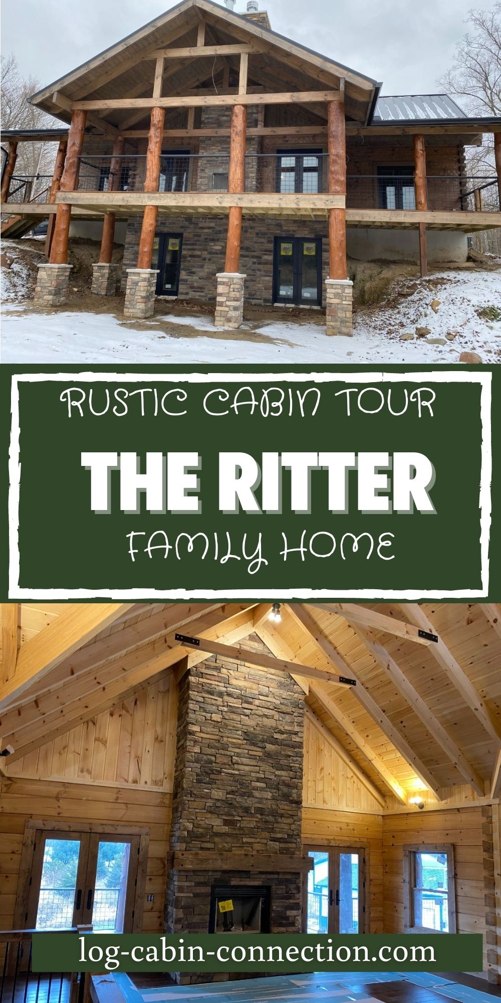The Ritter Cabin is a 3-Story Family Home Just Waiting For You