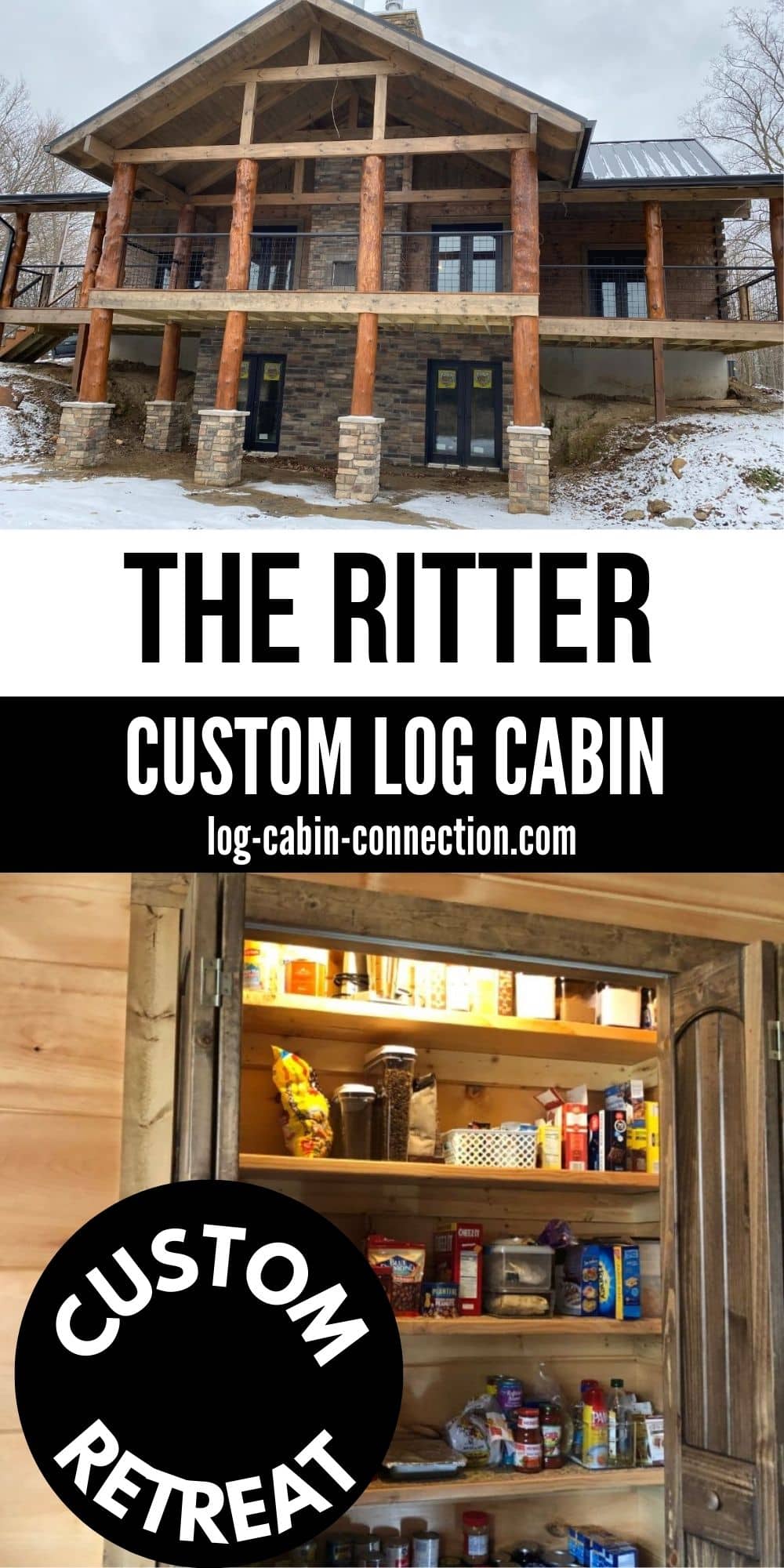 The Ritter Cabin is a 3-Story Family Home Just Waiting For You